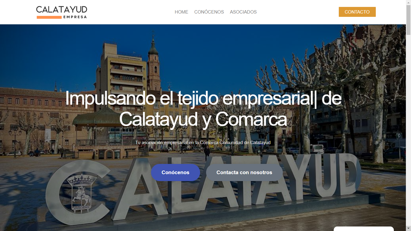 Nueva página web Calatayud Empresa - Calatayud Empresa